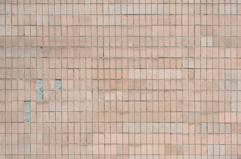 Old Soviet Beige Wall Tiles. the Texture of the Classical Outer Stock ...