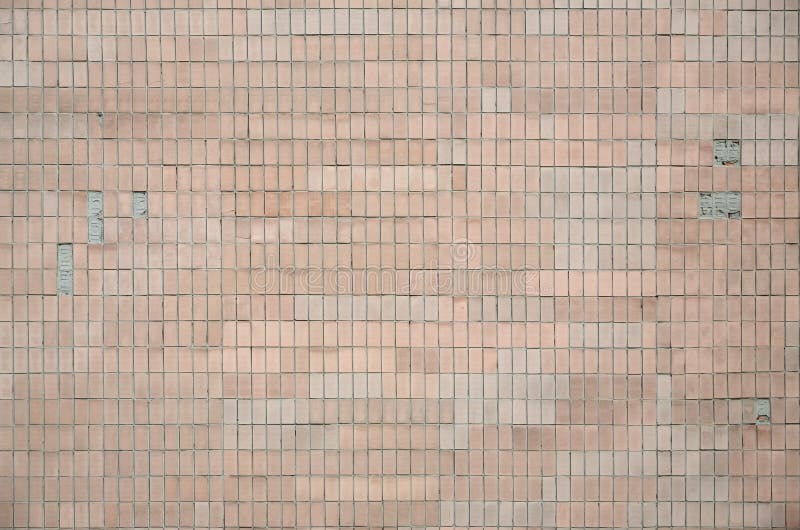 Old Soviet Beige Wall Tiles. the Texture of the Classical Outer Stock ...