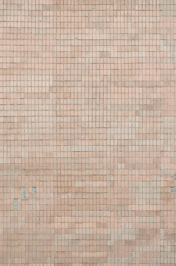 Old Soviet Beige Wall Tiles. the Texture of the Classical Outer Stock ...