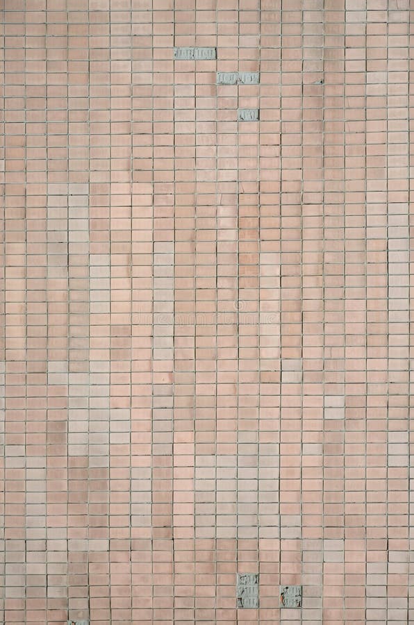 Old Soviet Beige Wall Tiles. the Texture of the Classical Outer Stock ...
