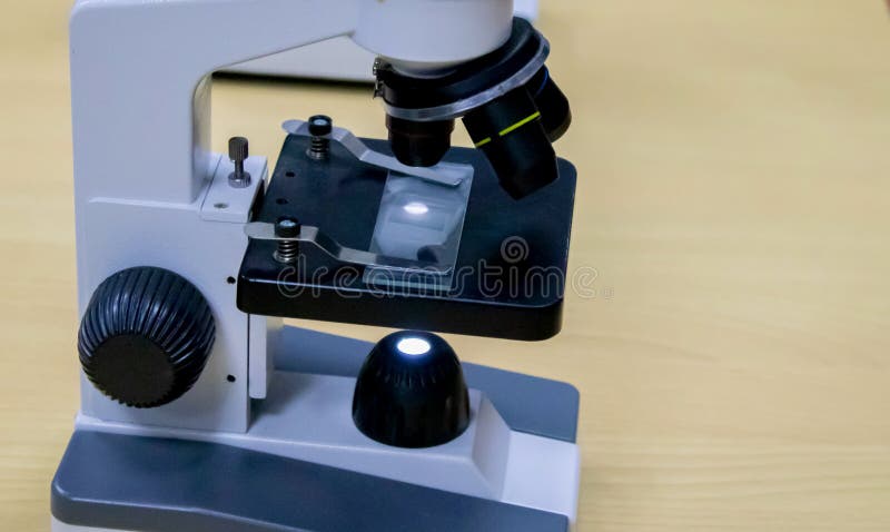An Old Soviet Black-and-white Microscope, Biology and Microchemistry ...