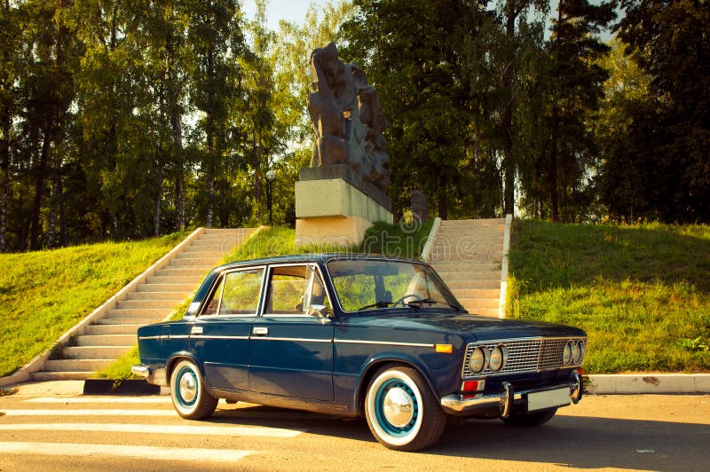 Old soviet car stock photo. Image of soviet, gloss, fiat - 21586432