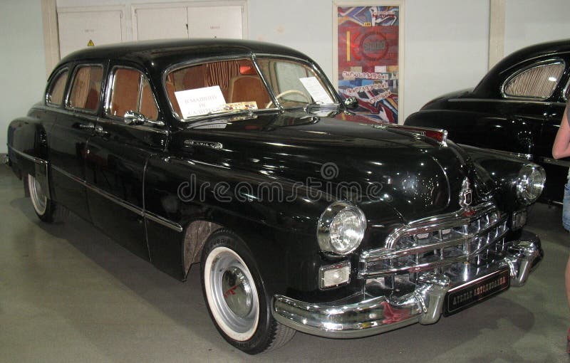 Old Soviet car ZIM editorial image. Image of 1950, years - 96320820