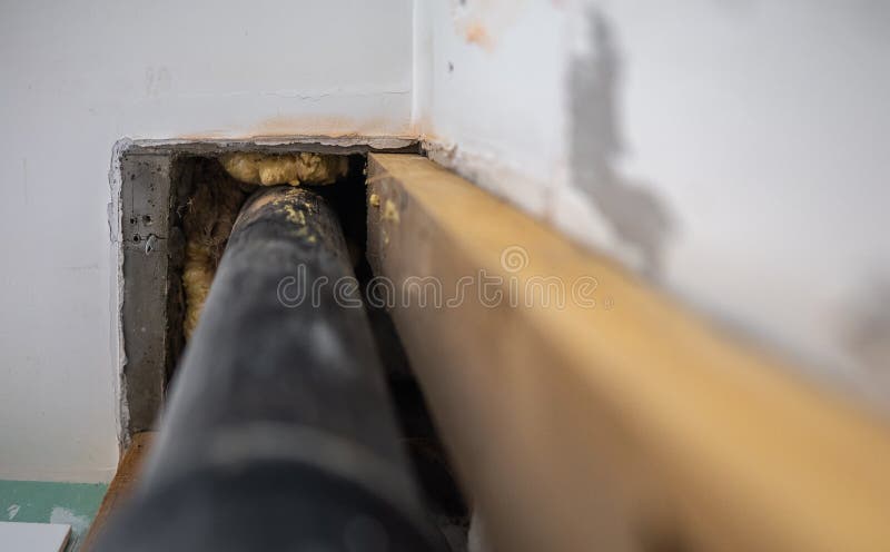 An Old Soviet-era Plumbing Stack Stock Photo - Image of apartment ...