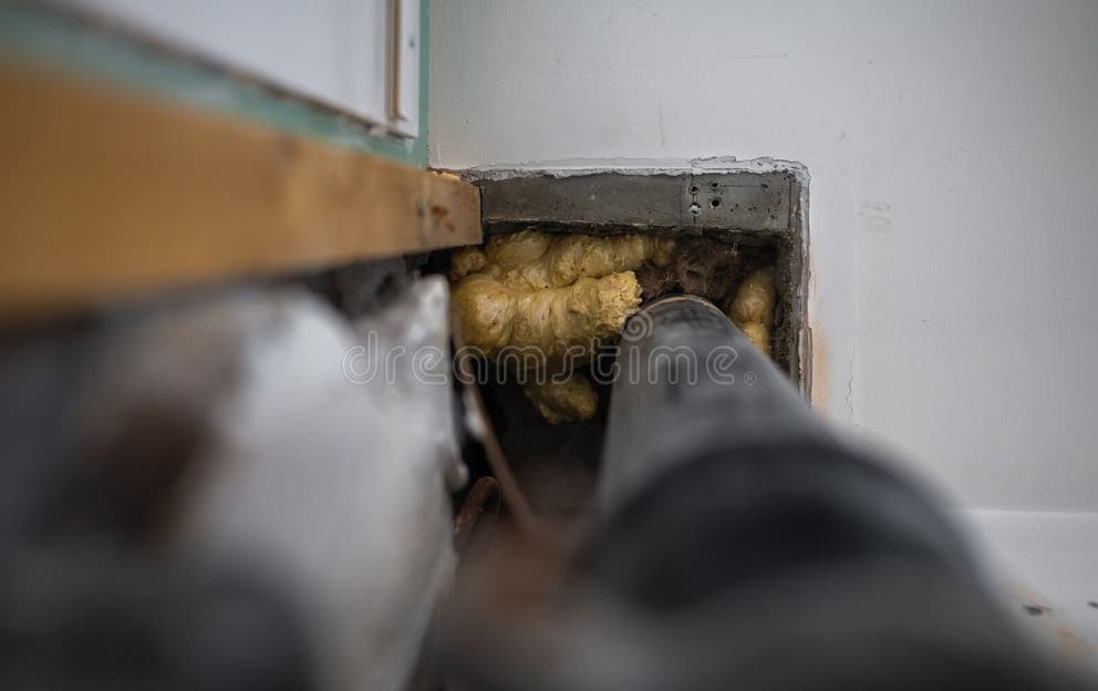 An Old Soviet-era Plumbing Stack Stock Image - Image of sewerage, stack ...