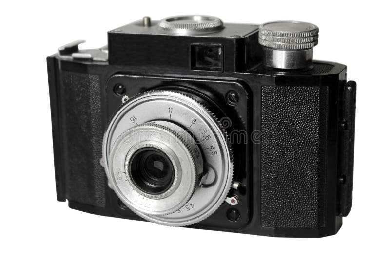 The Old Soviet Film Camera. Stock Photo - Image of slide, aperture ...