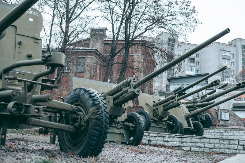 Old Soviet Heavy Equipment from the Second World War Stock Photo ...