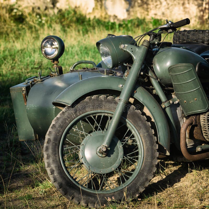 Military motorcycle stock photo. Image of reconnaissance - 306634246