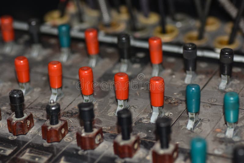 The Old Manual Switch of Disconnecting the Voltage in the Transformer ...