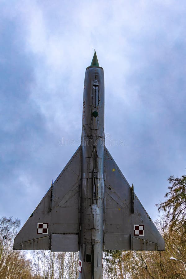 Old Soviet MIG 21 Combat Fighter, Cold War in Europe in Gdynia ...
