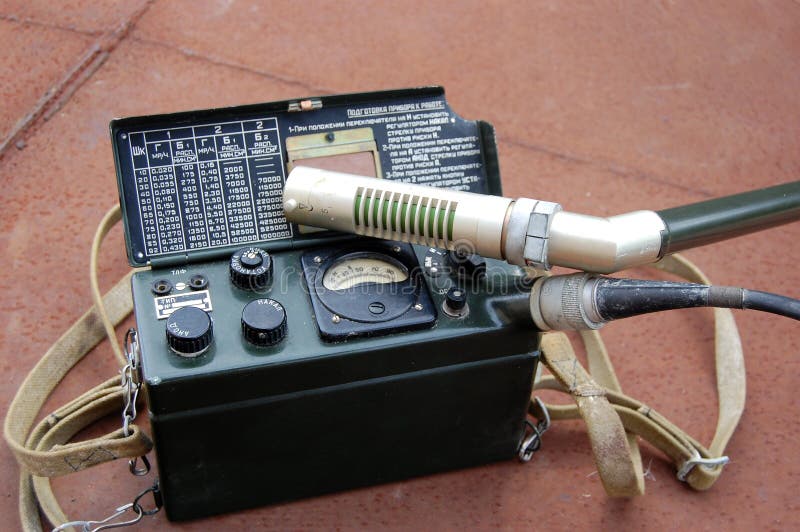 Old Soviet Military Radiometer Stock Photo - Image of radioactive, fear ...