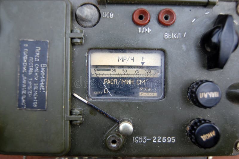 Old Soviet Military Radiometer Stock Image - Image of radio, power ...