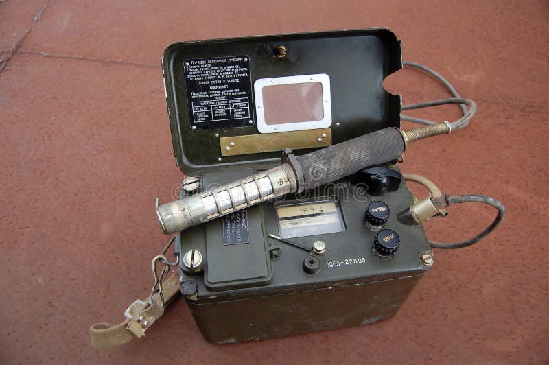 Old Soviet Military Radiometer Stock Image - Image of nuclear, metal ...