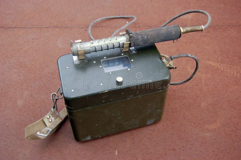 Old Soviet Military Radiometer Stock Image - Image of fear, current ...