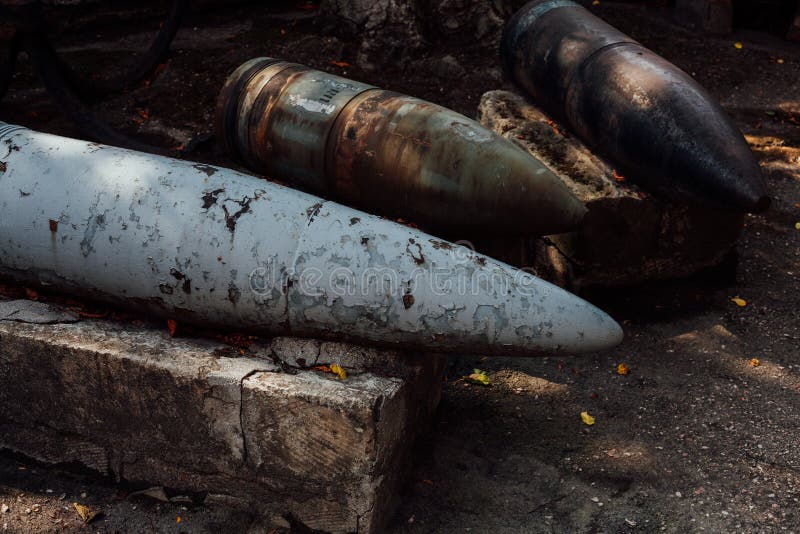 The Old Soviet Missiles Weapons of Russia Stock Image - Image of ...