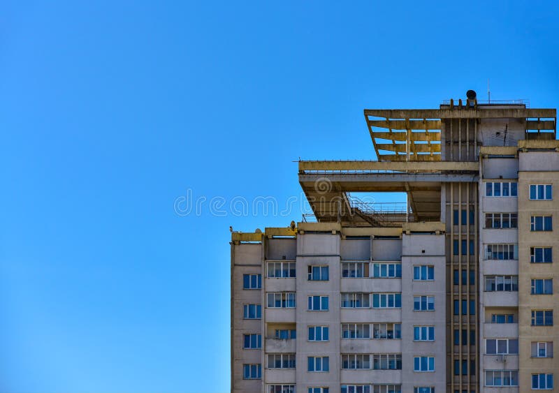 Soviet Era Panel Buildings, Bulgaria Stock Photo - Image of constructed ...