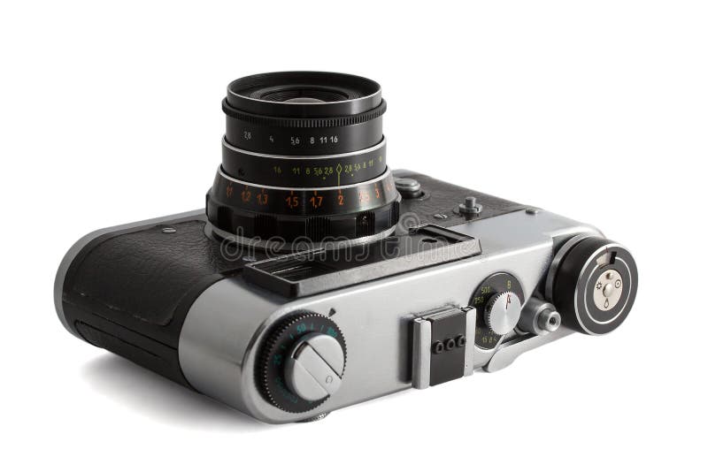 Old Soviet photo camera stock photo. Image of obsolete - 37009490