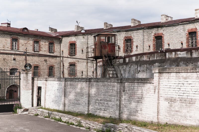 Old Soviet Prison in Tallinn Stock Photo - Image of security, cold ...