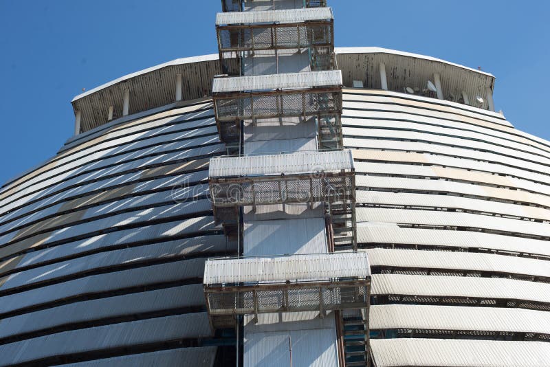Old Soviet Solar Furnace for Melting Metal Stock Image - Image of ...
