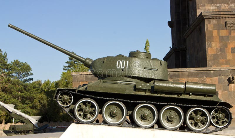 Old soviet tank. stock image. Image of armored, steel - 34146879