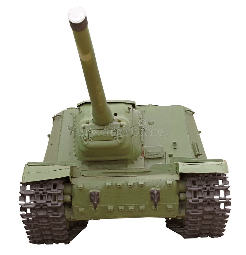 Old soviet tank stock image. Image of conflict, green - 114259915