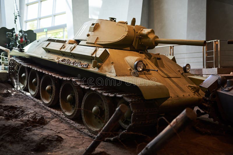 An Old Soviet Tank from World War II Editorial Photography - Image of ...