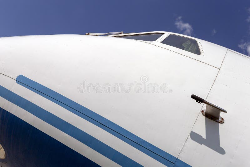 Old Soviet Three-engined Jet Airliner Editorial Image - Image of ...