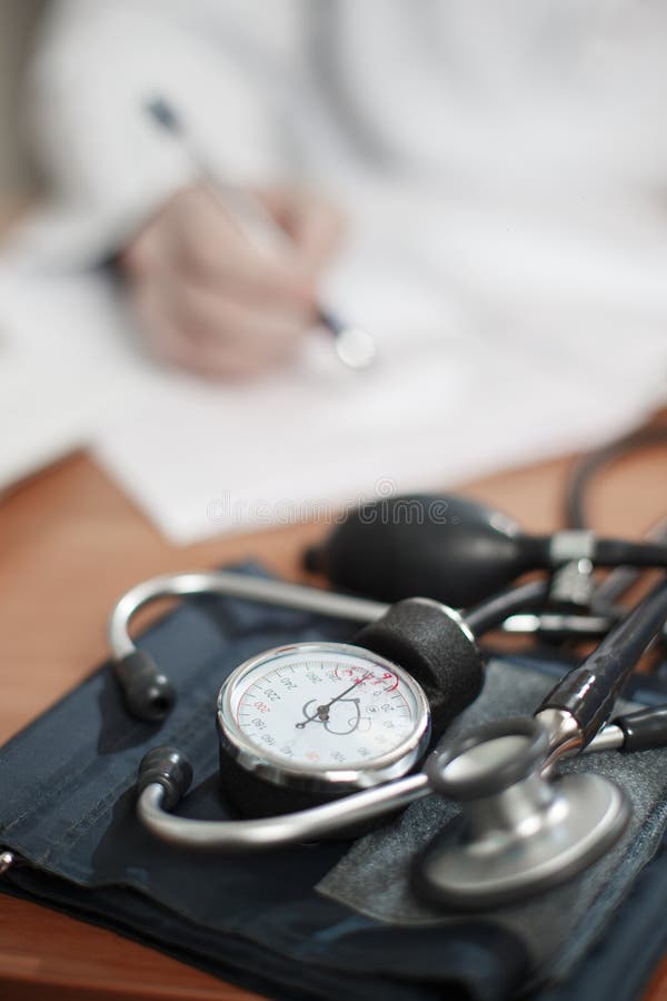 Tonometer with Mechanical Device for Measuring Pressure and a Doctors ...