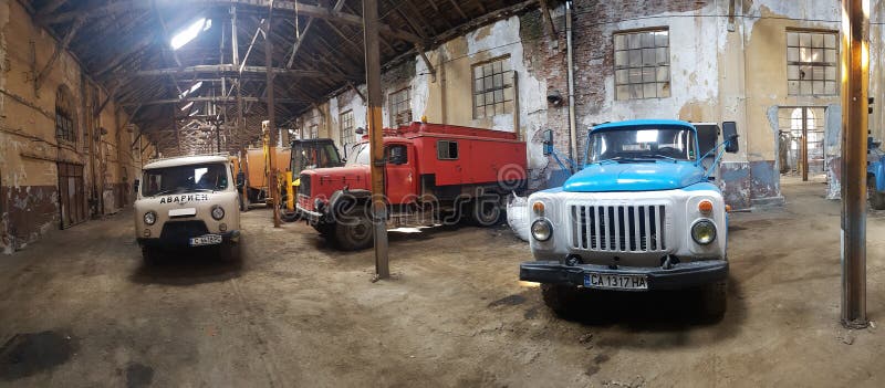 Old soviet trucks editorial stock image. Image of cars - 99947274