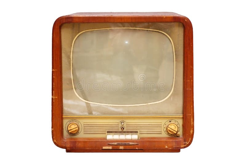 Old soviet tv set stock photo. Image of electrical, lamp - 4034134