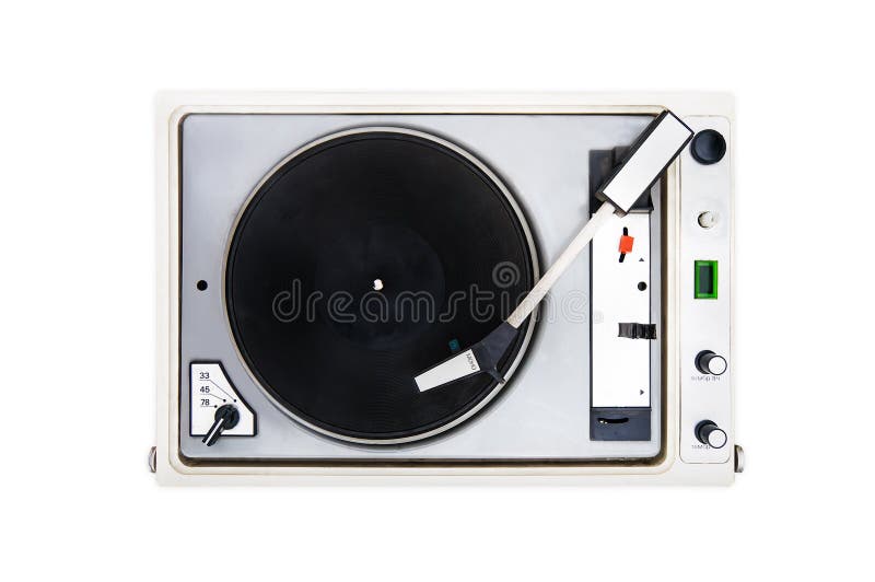 The Old Soviet Vinyl Player Stock Photo - Image of analog, obsolete ...