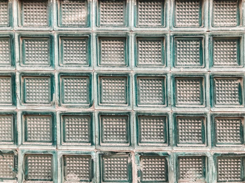 Small Windows with Broken Glass and Pine Trees in Background Stock ...