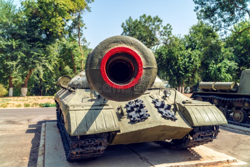 Old Soviet WW2 tank stock image. Image of camouflage - 130225251