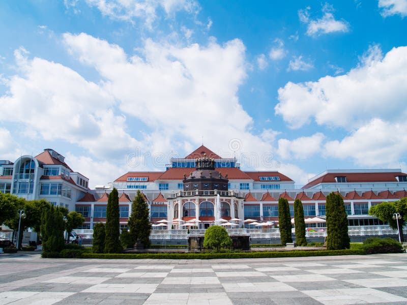 Old Spa House in Sopot, Poland Stock Photo - Image of outdoor, gdansk ...