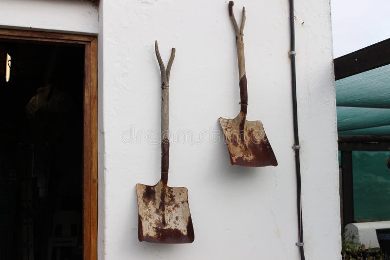 Old spades stock image. Image of grass, africa, colors - 94809109