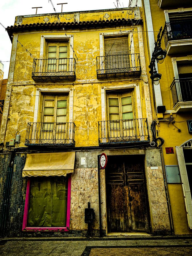 Old Spanish Buildings stock image. Image of rural, buildings - 291491711