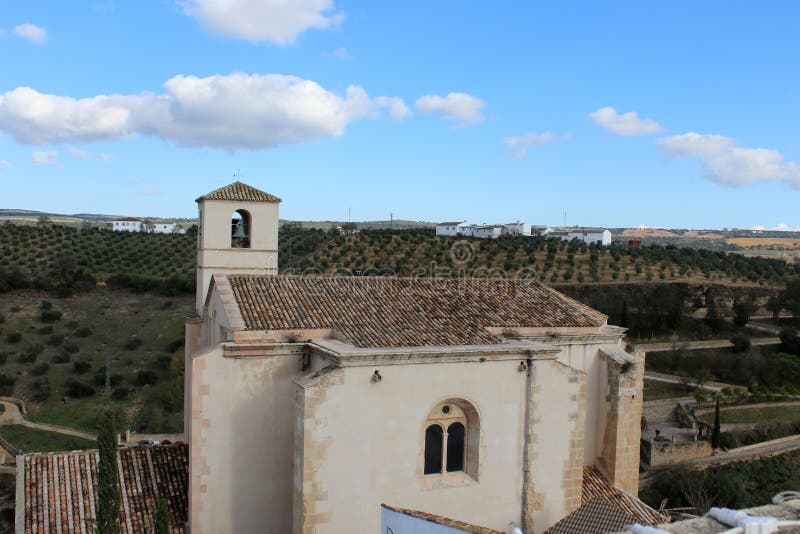 Old spanish church stock image. Image of clouds, religion - 86038407
