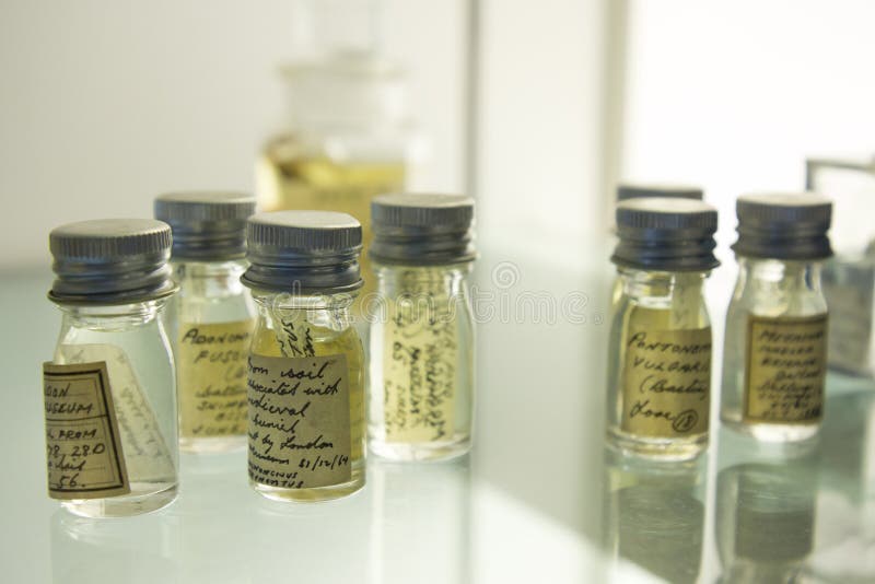 Old Specimen Bottles Glass Shelf Stock Photos - Free & Royalty-Free ...