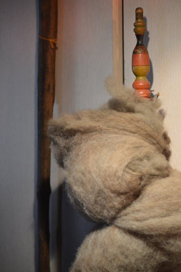 The Magic of the Old Spindle: Tradition and Art Stock Image - Image of ...
