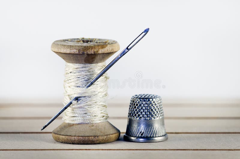 Old spool of thread stock image. Image of custom, grunge - 54373097