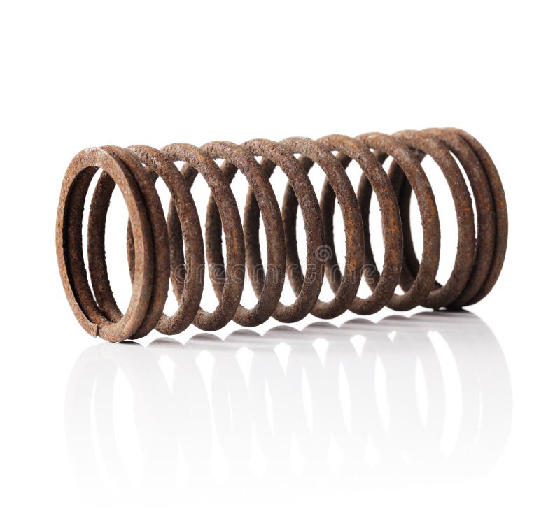 Rusty Spring stock photo. Image of strength, rust, device - 18750248