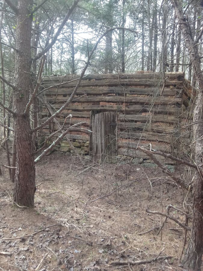 Old Spring House from Mid 1800s Stock Image - Image of wood, wall ...