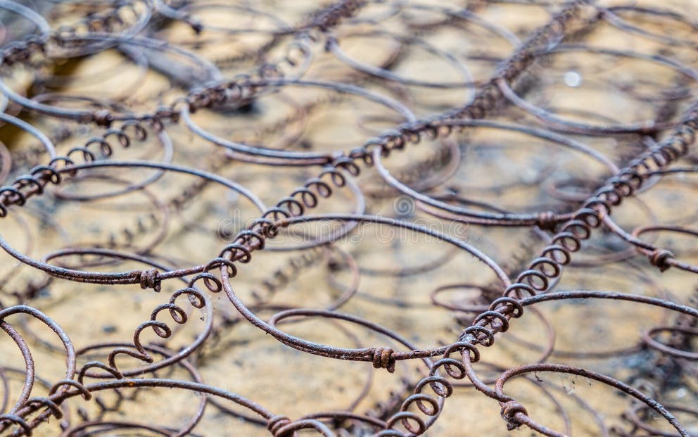 Old springs bed stock image. Image of marrode, feather - 193596329