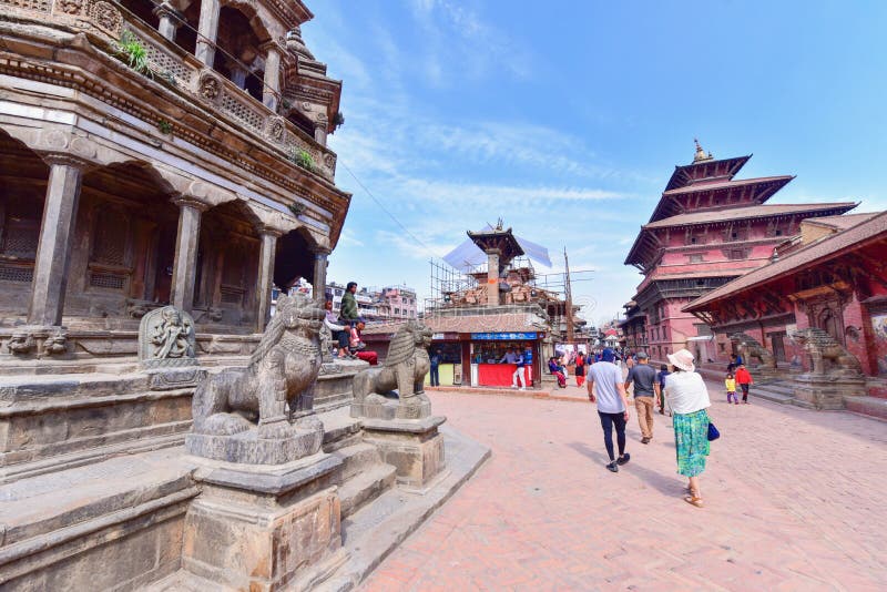 Old Square of Patan Durbar Square in Nepal Editorial Stock Image ...