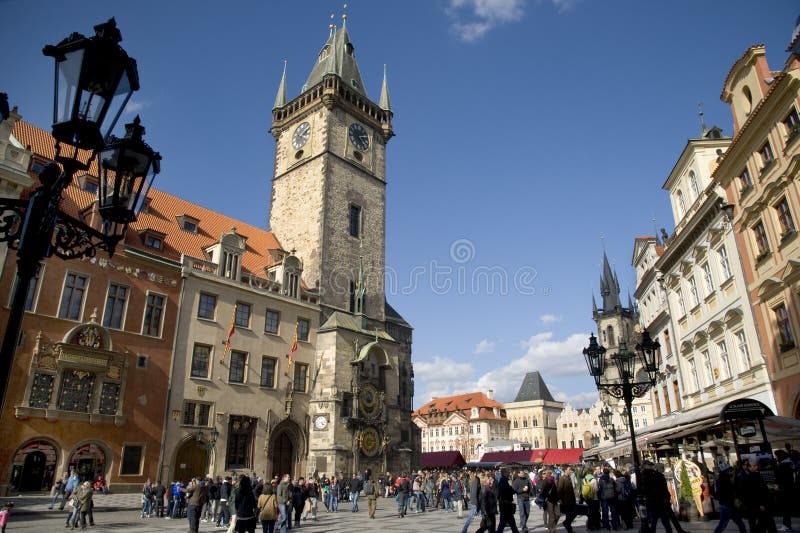Old Square, Prague. editorial stock image. Image of europe - 24194614