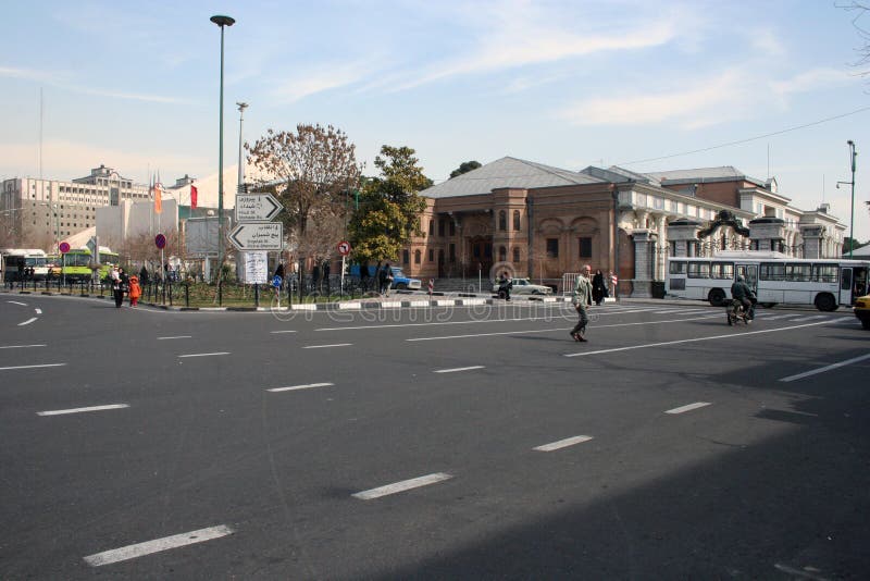 Baharestan square tehran editorial photo. Image of orange - 124487966