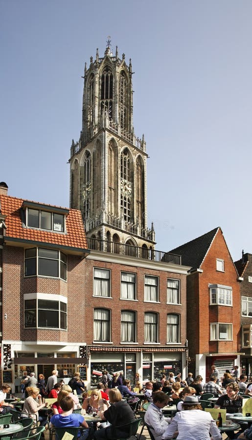 Old Square in Utrecht. Netherlands Editorial Stock Image - Image of ...
