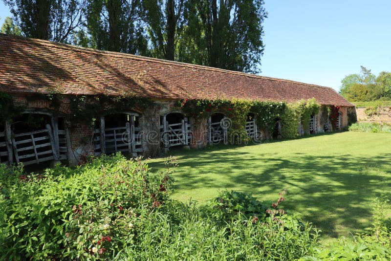 The Old Stable Block in the Grounds of an English Country House Stock ...