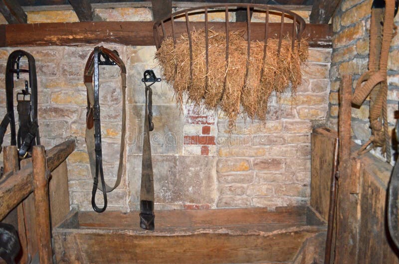 Old stable stock image. Image of inside, harness, indoor - 51319435
