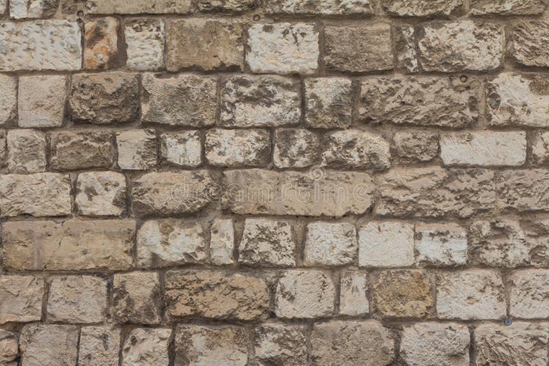 Old Stable Stone Wall with Rows of Crafted Masonry Stones Stock Photo ...